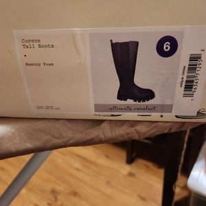 a new day | Shoes | Nwt New A New Day Corene Tall Boots Lug Sole Black ...